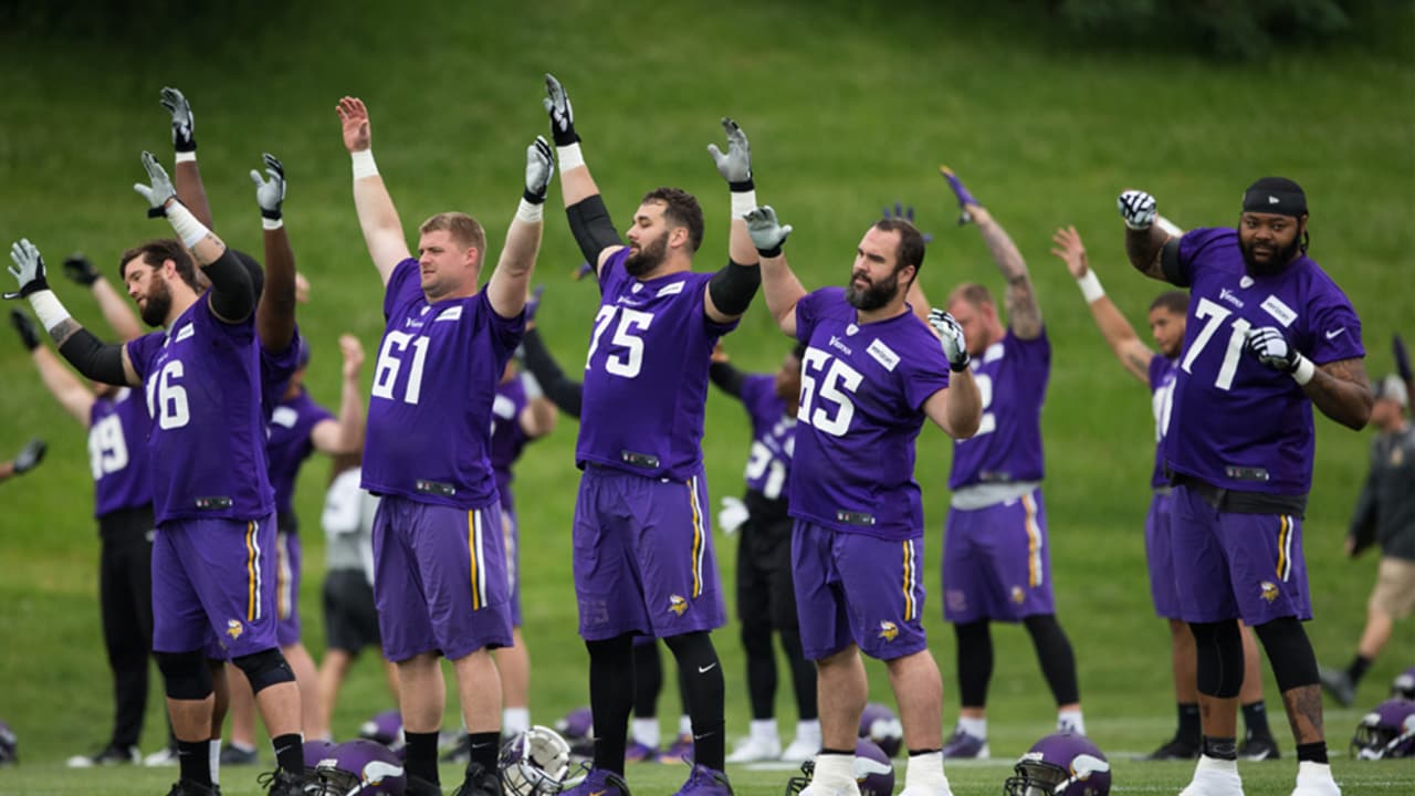 Vikings Offensive Line Should Provide Camp Battles