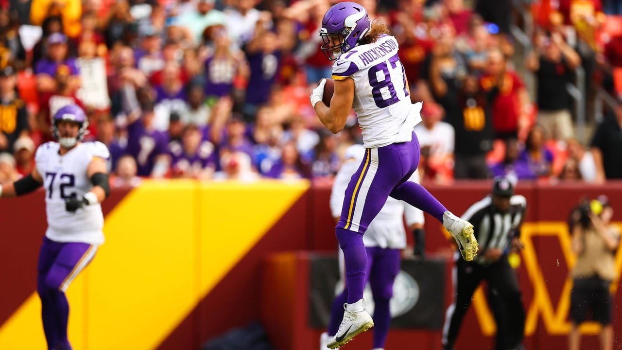 Lunchbreak: TE T.J. Hockenson Shines in Vikings Debut
