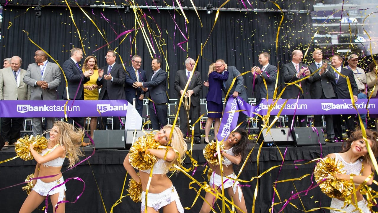 U.S. Bank Stadium's Ribbon Cutting Grand Opening
