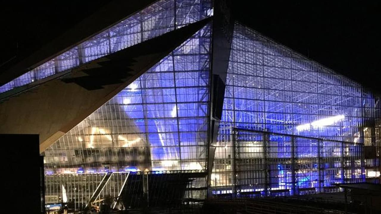 Giant Glow in U.S. Bank Stadium Started Small