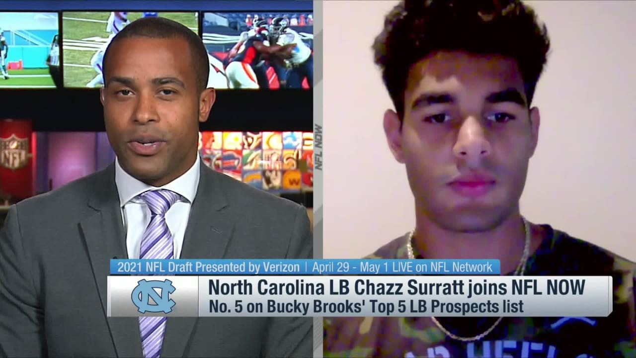 Chazz Surratt Talks About How His Background At QB Helped Him Adjust at LB
