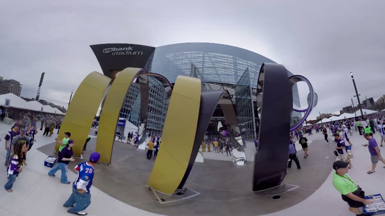 Go Inside U.S. Bank Stadium's Opening Night with a 360-Degree Video View