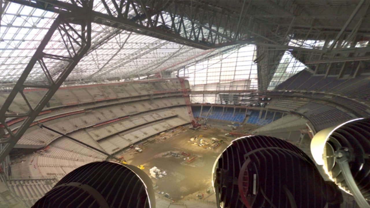 A 360-Degree View From U.S. Bank Stadium's Catwalk