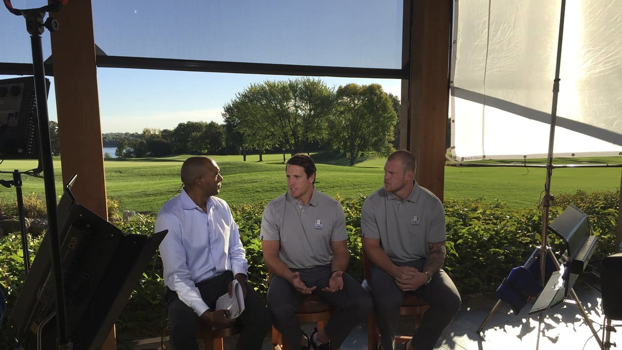 Chad Greenway and Kyle Rudolph Appear on Golf Channel