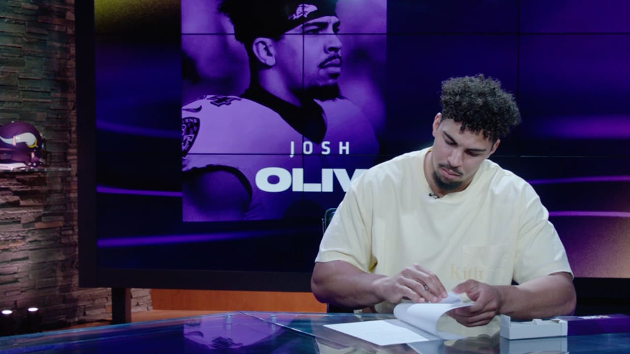Josh Oliver Signs His Deal, Officially Becoming A Viking