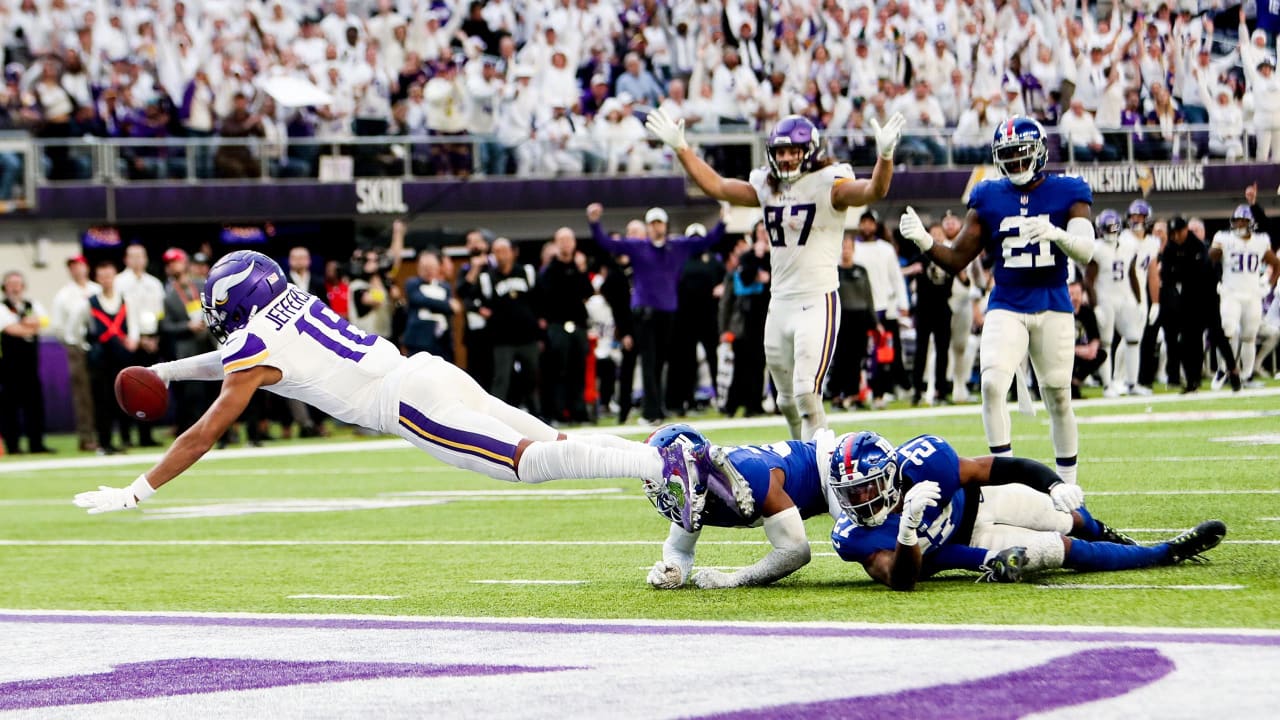 Justin Jefferson for MVP & Greg Joseph’s Game-Winning Field Goal vs. Giants