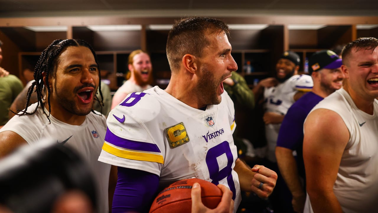 Postgame Celebration Photos From Victory Over Commanders