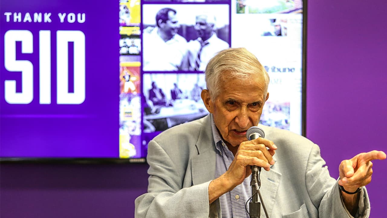 Vikings Dedicate Sid Hartman Media Entrance at U.S. Bank Stadium