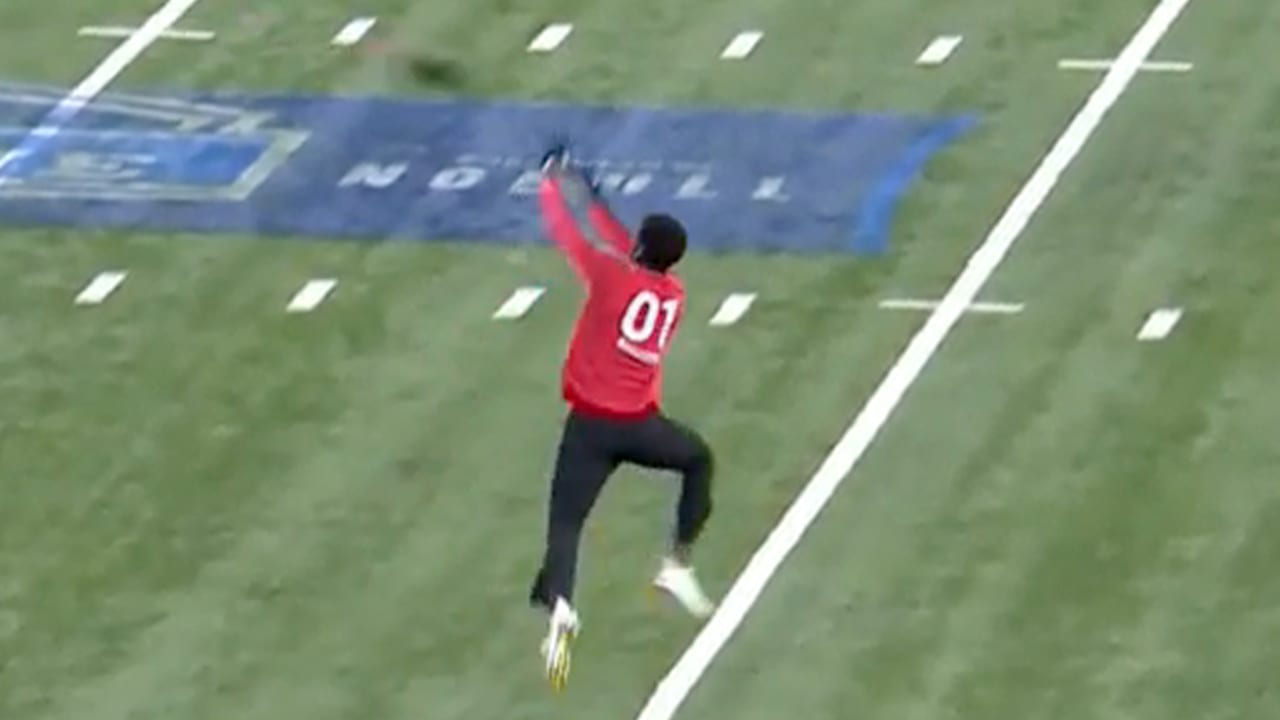 Jordan Addison's 2023 NFL Scouting Combine Workout