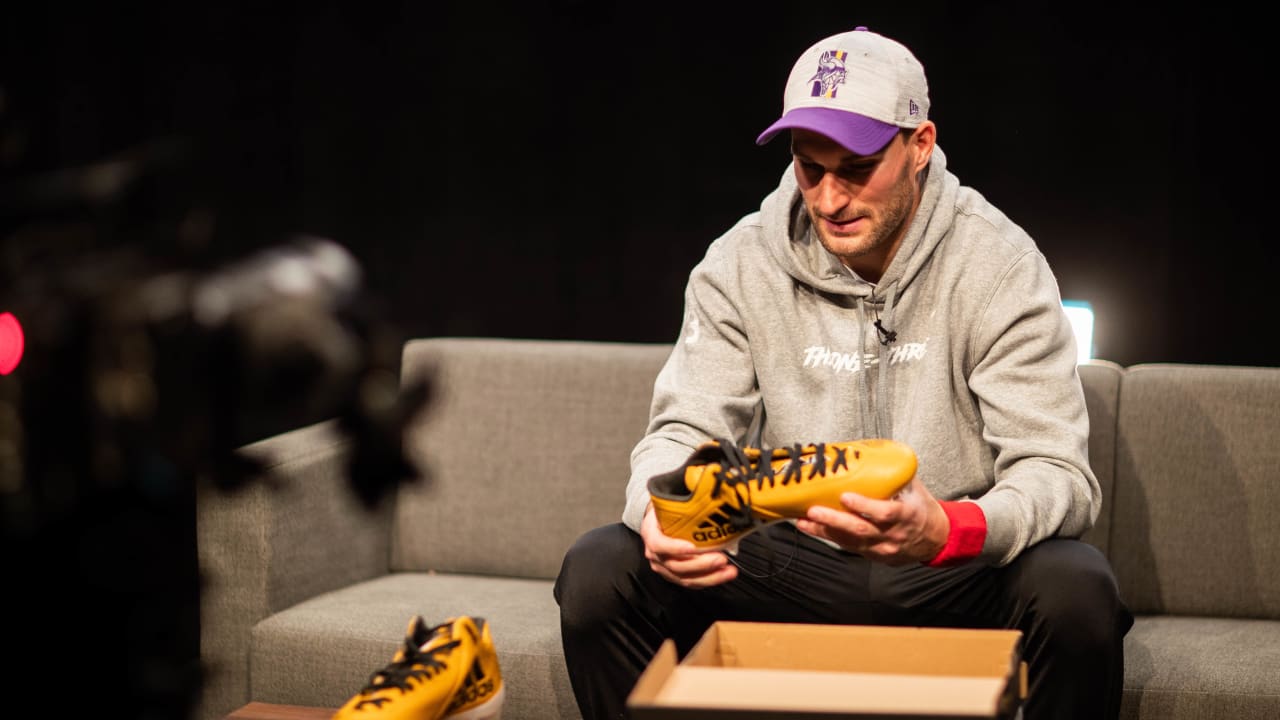 Kirk Cousins Unboxes Custom Cleats | 2021 My Cause My Cleats
