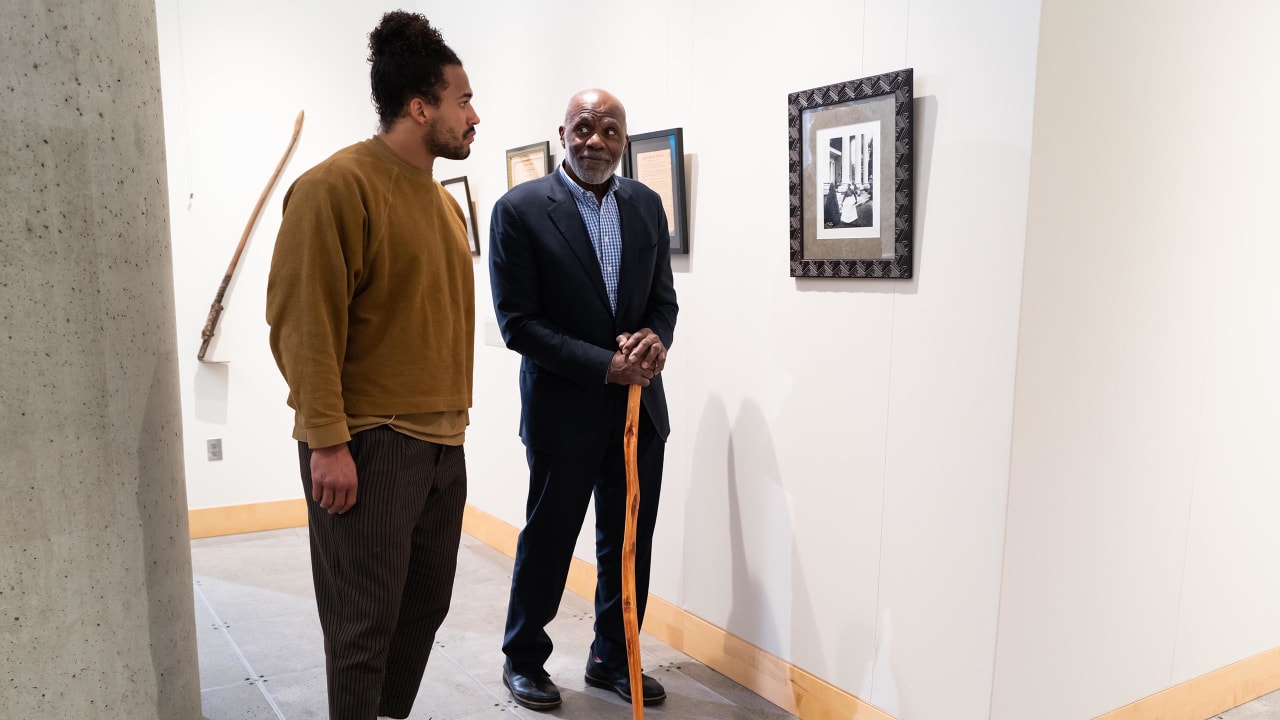 Alan Page Provides Tour of TESTIFY Exhibit to Kendricks & Phillips for ...