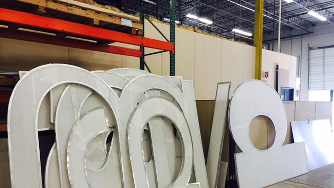 Photos: U.S. Bank Stadium Lettering Ready To Go Up