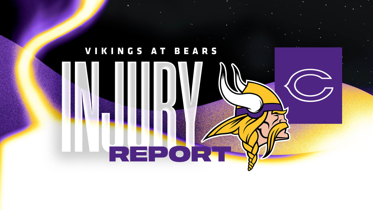 Vikings at Bears Week 6 Injury Report