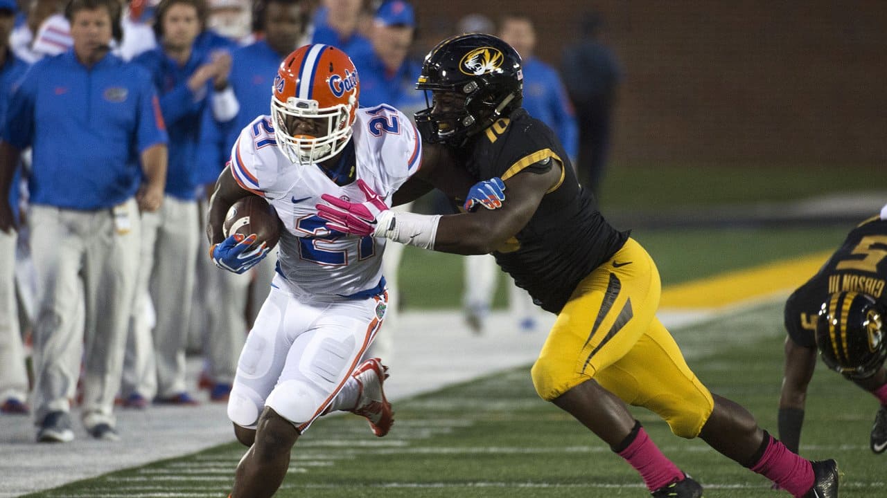 Photos: Vikings Select LB Kentrell Brothers 160th Overall