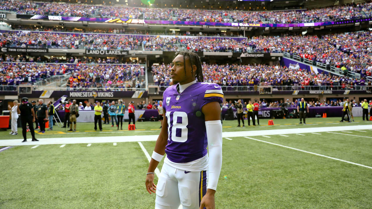 Vikings Try to Fill Justin Jefferson’s Shoes After Hamstring Injury vs ...