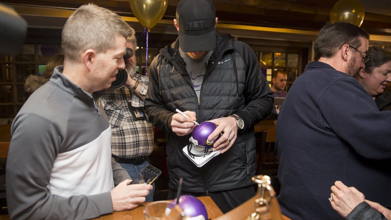 Kyle Rudolph's Super Bowl Ticketmaster Surprise at Lord Fletcher's