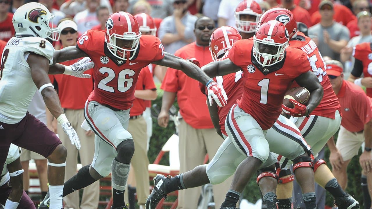 Georgia Running Back Sony Michel