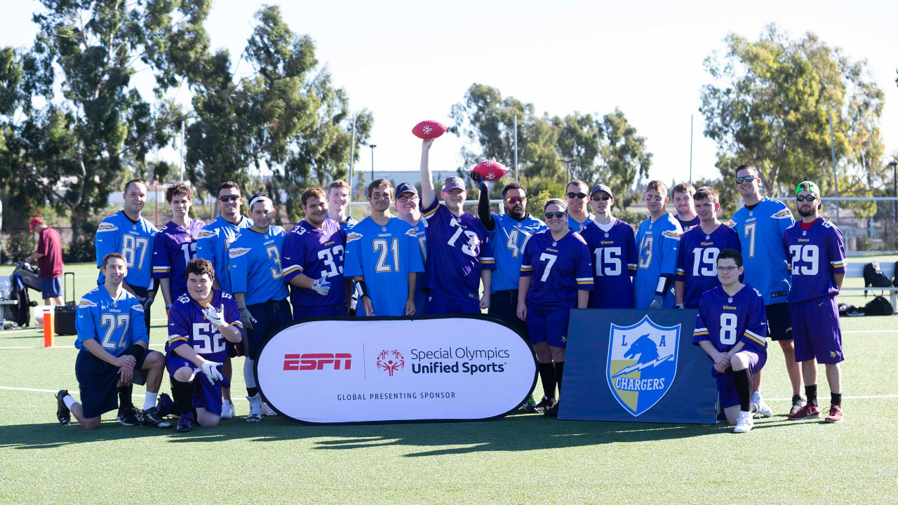 Special Olympics Unified Flag Football Team Represents Vikings in L.A.