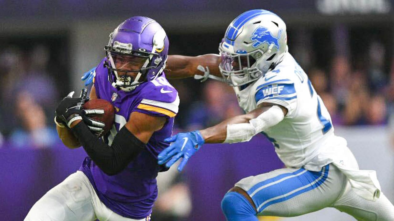 Justin Jefferson Barks at Amani Oruwariye After 22-Yard Grab