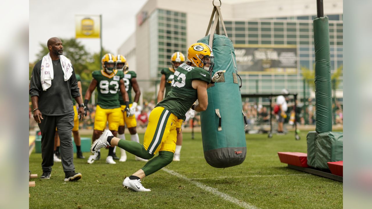 Packers practice at Ray Nitschke Field
