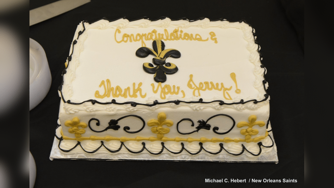 Jerry Romig receives a Super Bowl ring