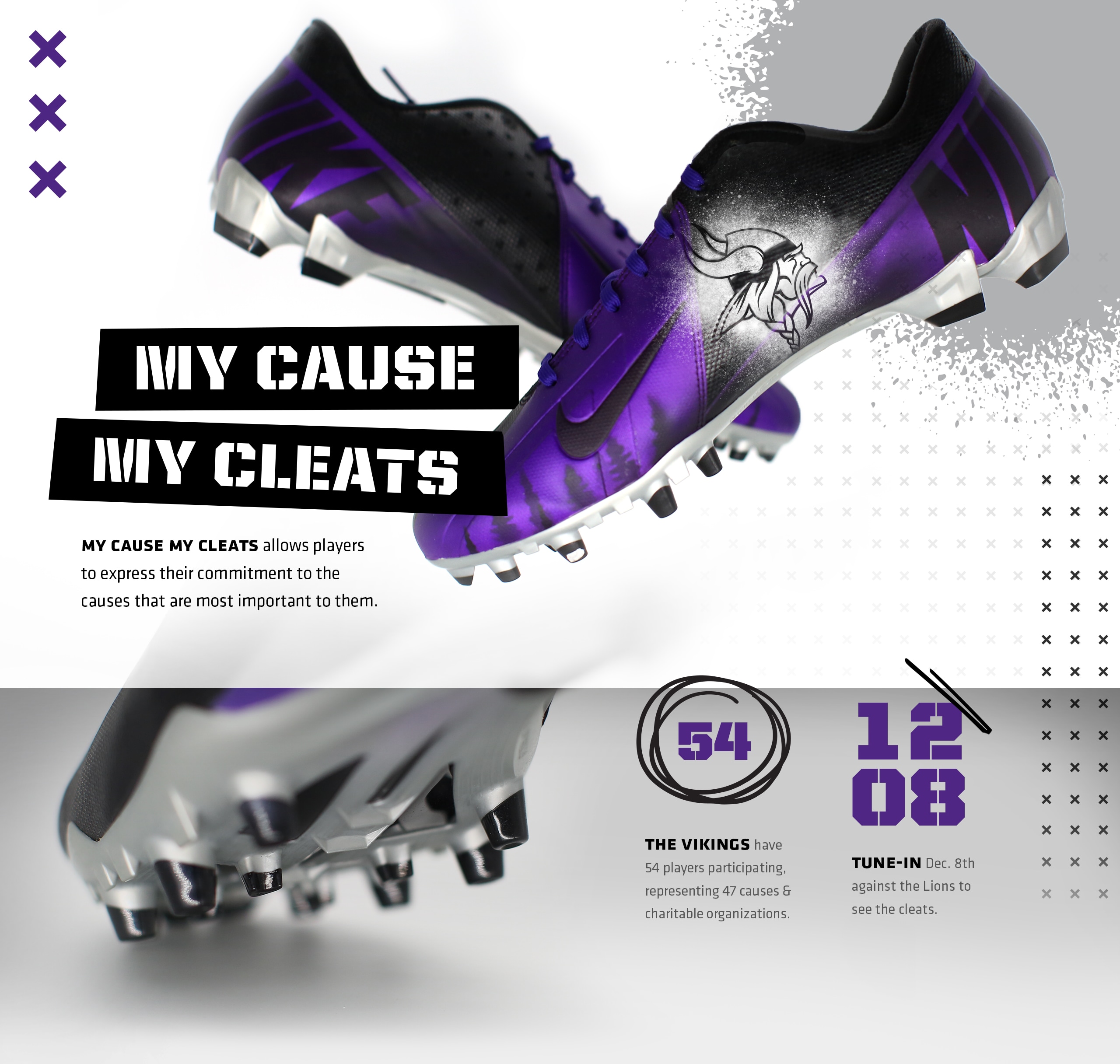 Minnesota Vikings My Cause My Cleats – vikings.com