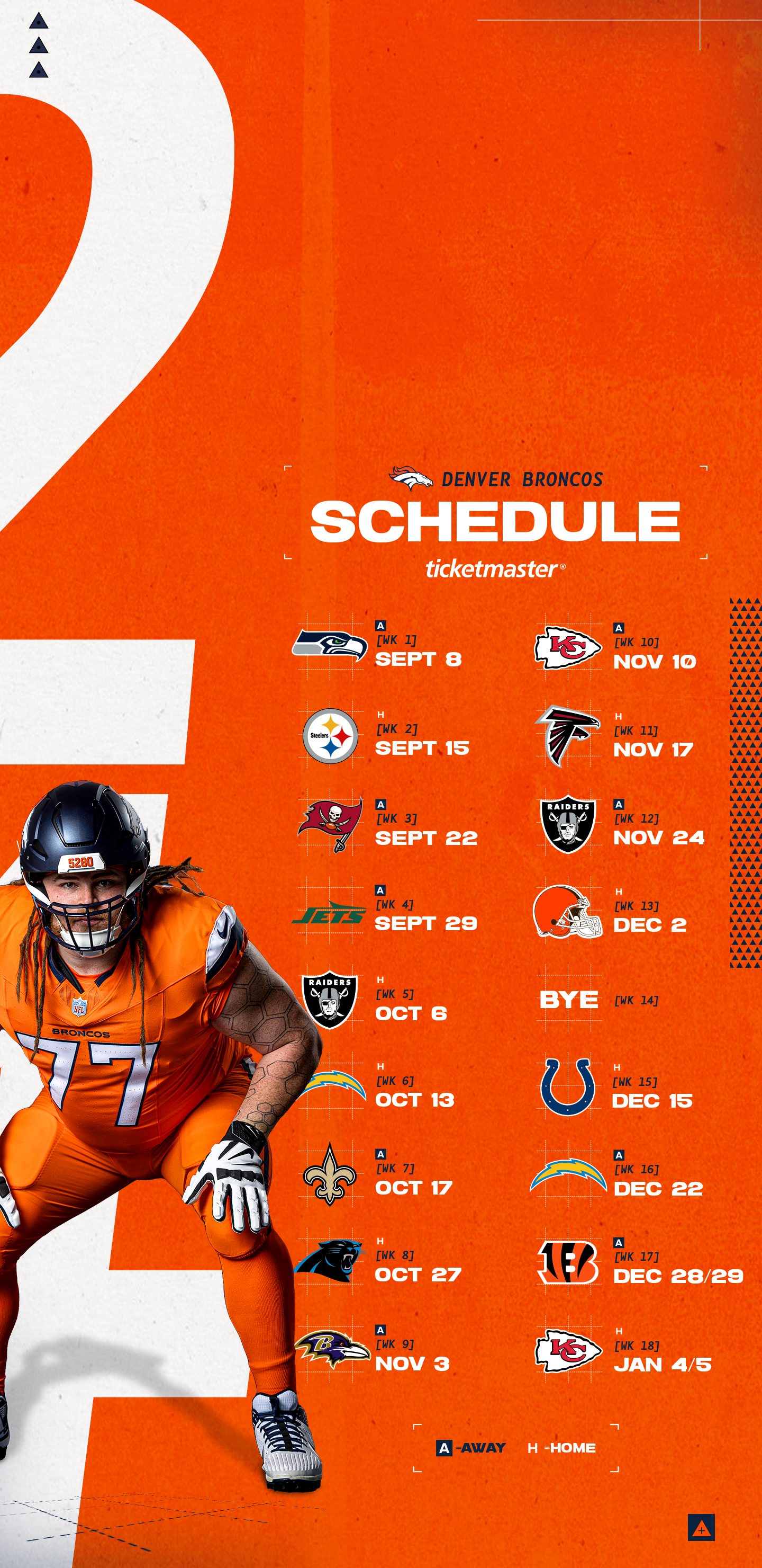 Printable Broncos Schedule How The Denver Broncos Can Make The