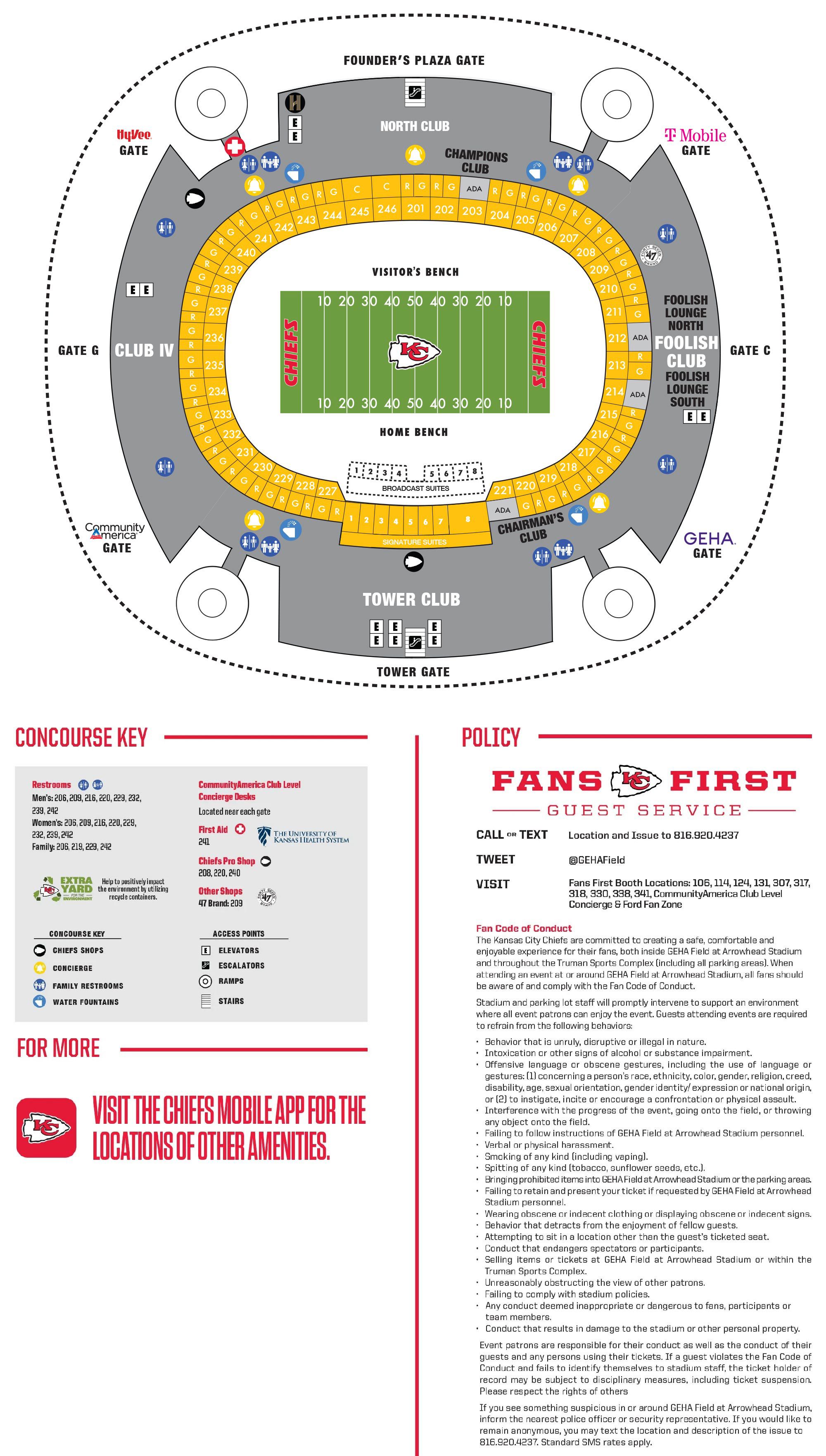 Arrowhead Stadium Seating Chart Arrowhead Stadium Seating Plan,Ticket