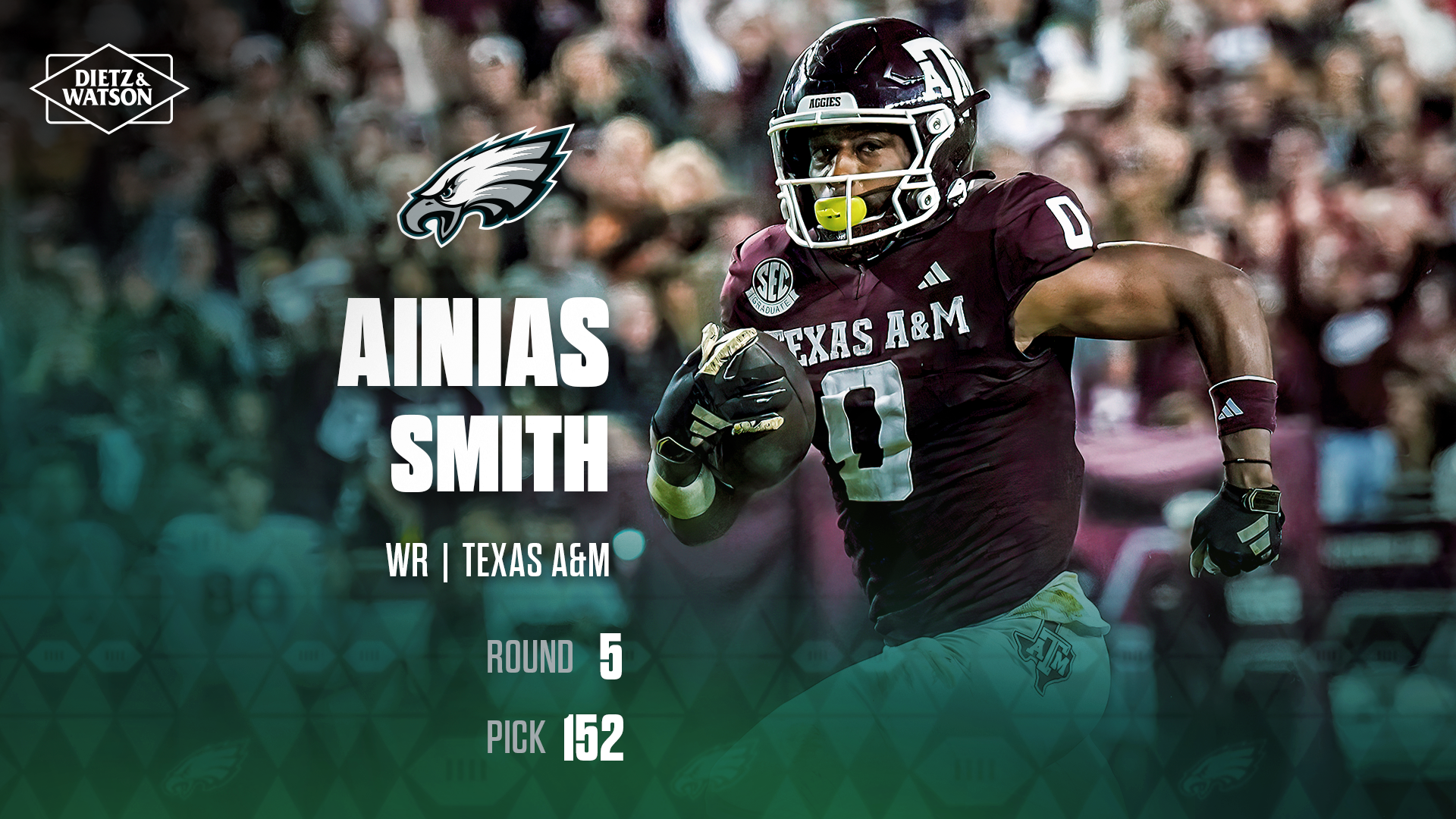Philadelphia Eagles Draft Central | Ainias Smith