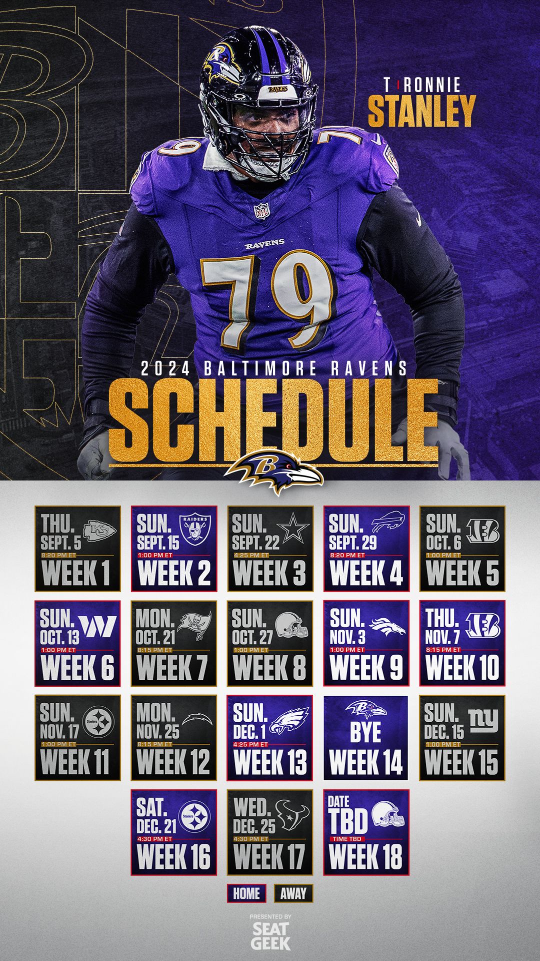 Nfl ravens schedule store