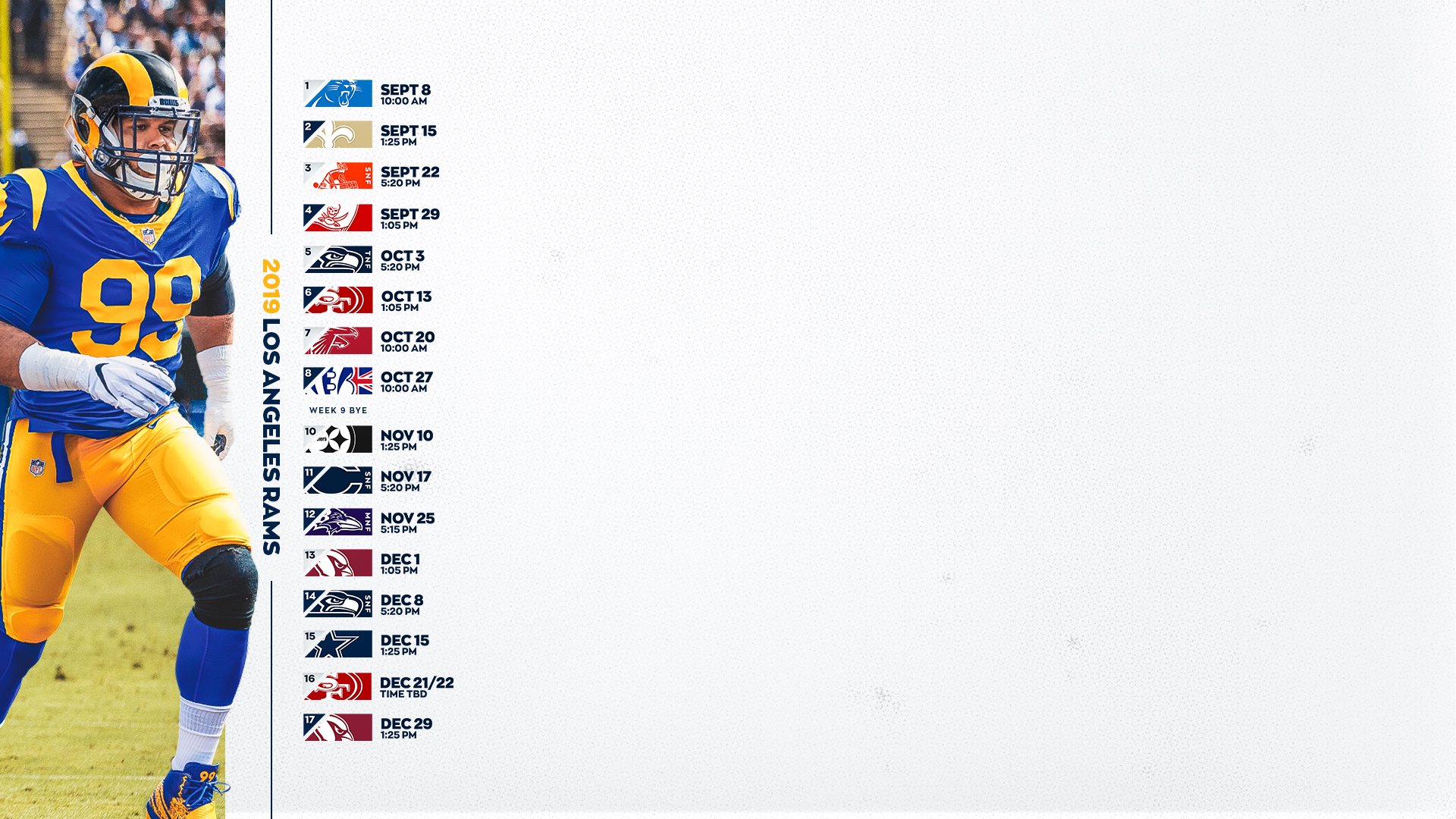 Official Site of the Los Angeles Rams