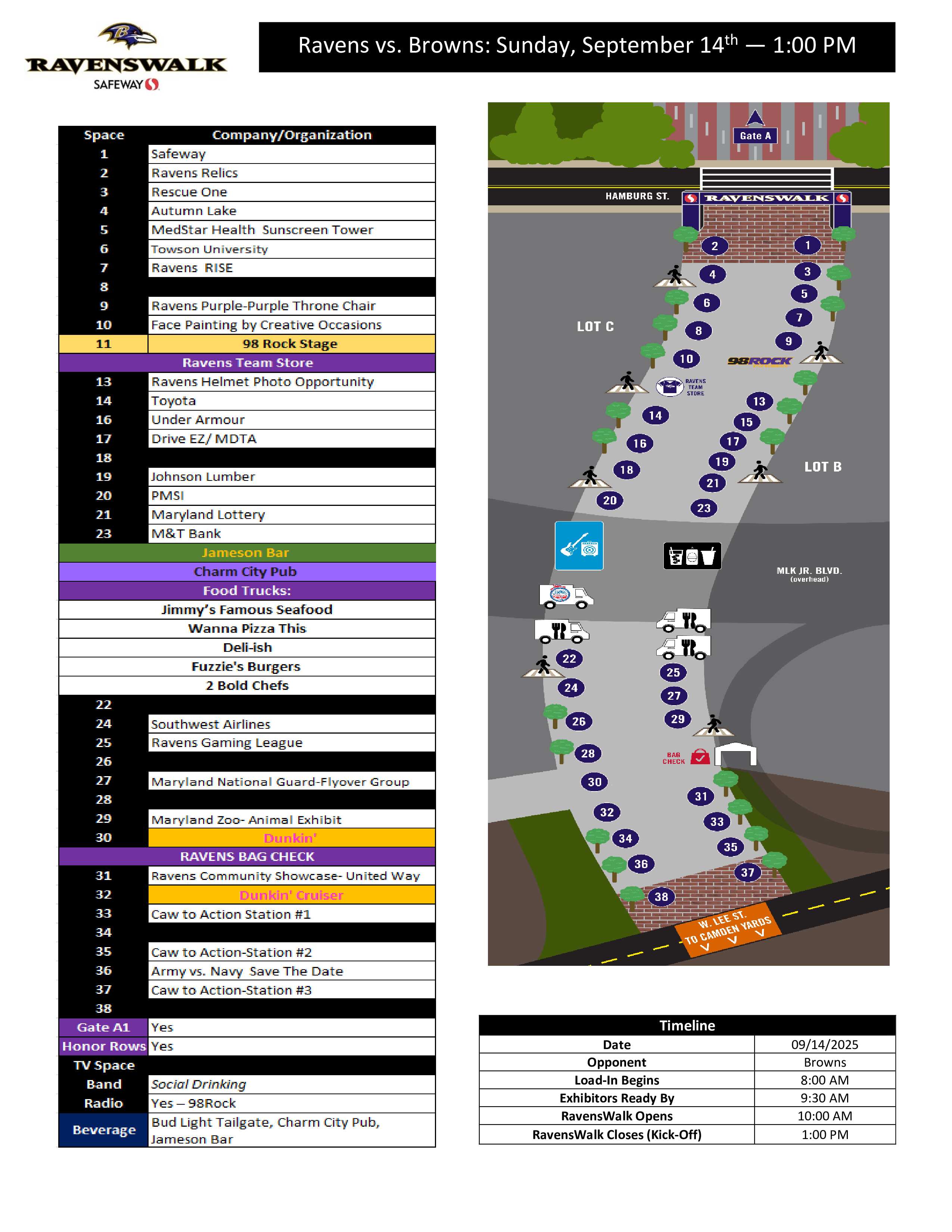 Ravens RavensWalk | Baltimore Ravens – baltimoreravens.com