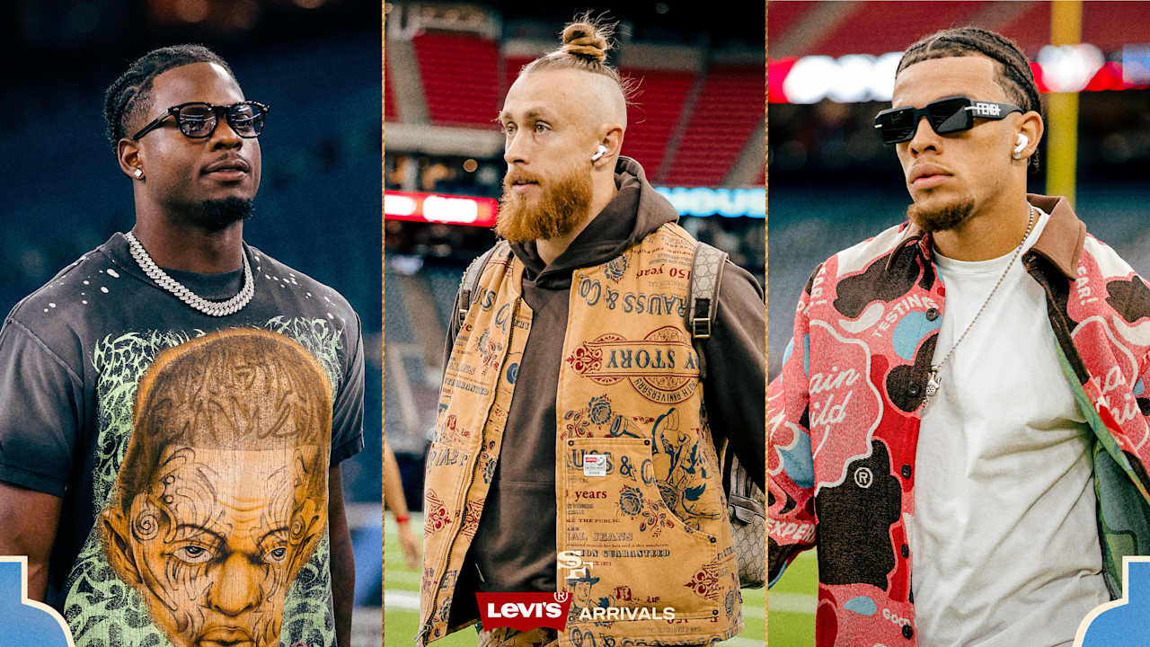 San Francisco 49ers Players Arrive for Week 8 vs. Houston Texans