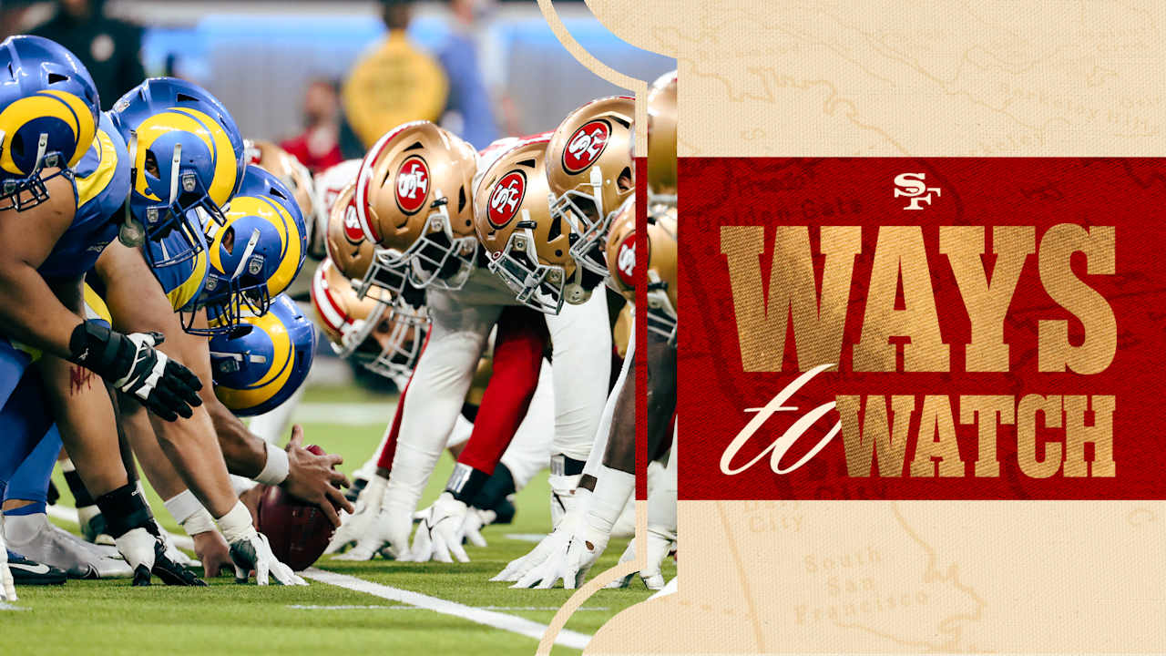Ways to Watch and Listen: 49ers vs. Rams & Week 5 'Thursday Night Football' | 49ers Webzone