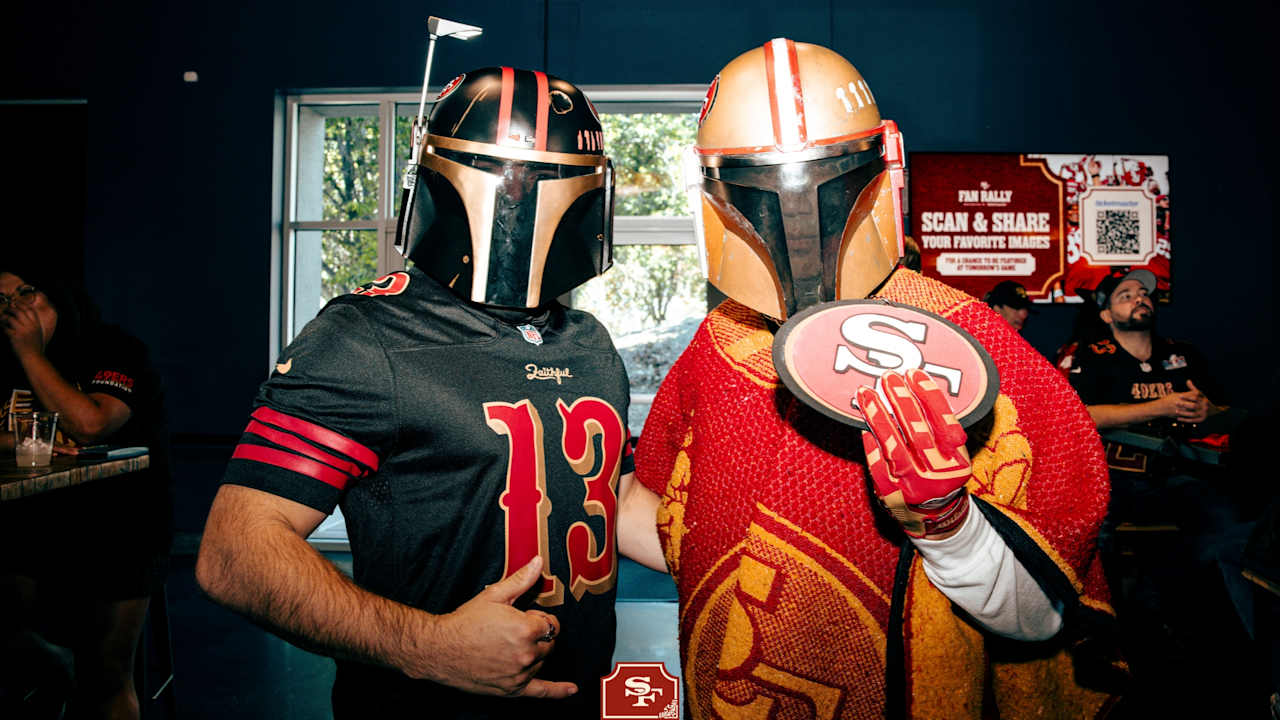 49ers Fans Gathered at Fan Rally before 'SNF' vs. Falcons