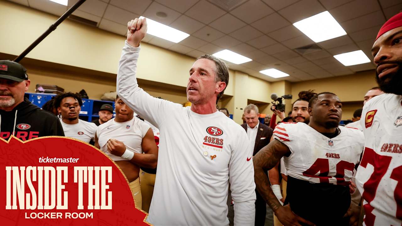 Go Inside the 49ers Locker Room Following Week 16 vs. Colts