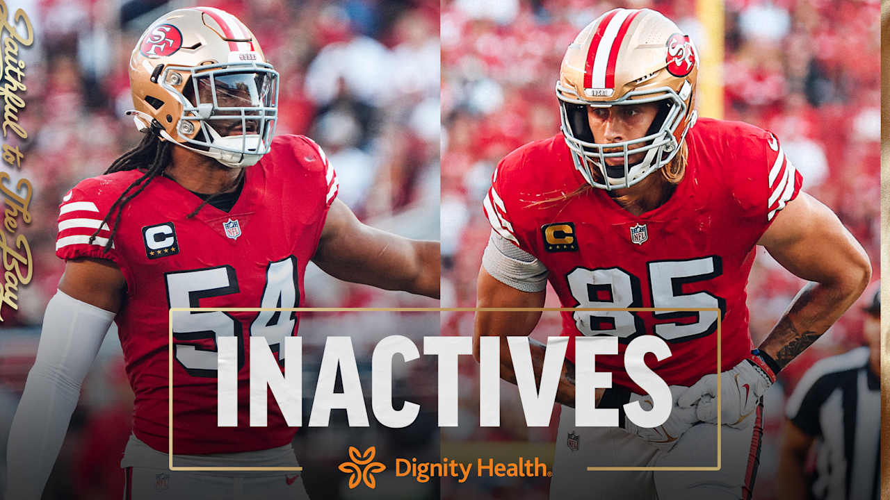 Fred Warner, George Kittle Active for Week 5 vs. Cardinals; Inactives ...