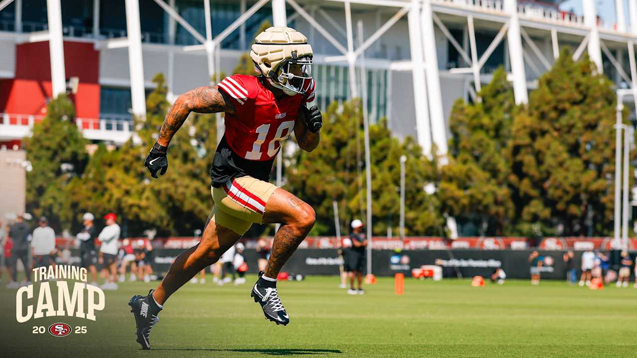 Camp Spotlight: 49ers Wide Receivers Take the Field