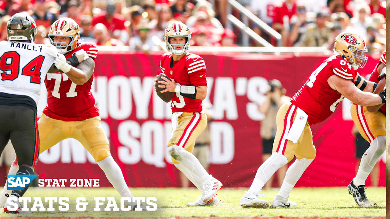 Brock Purdy Tallies 350-Plus Passing Yards vs. Bucs; Stats and Facts ...