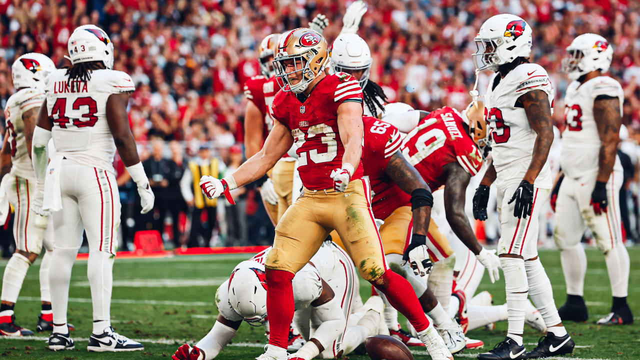 Christian McCaffrey Scores His Third Touchdown of the Game