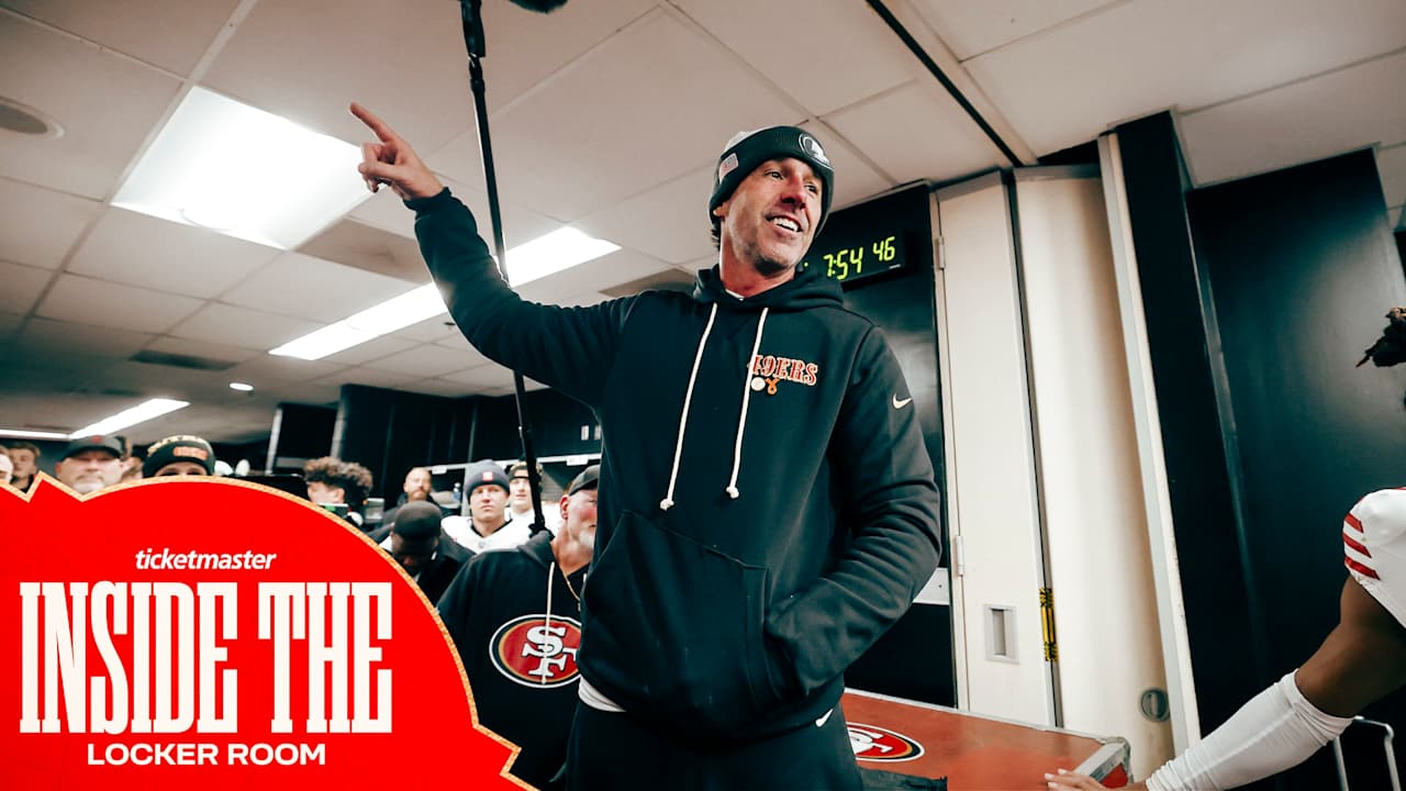 Go Inside the 49ers Locker Room Following Wild Card vs. Eagles