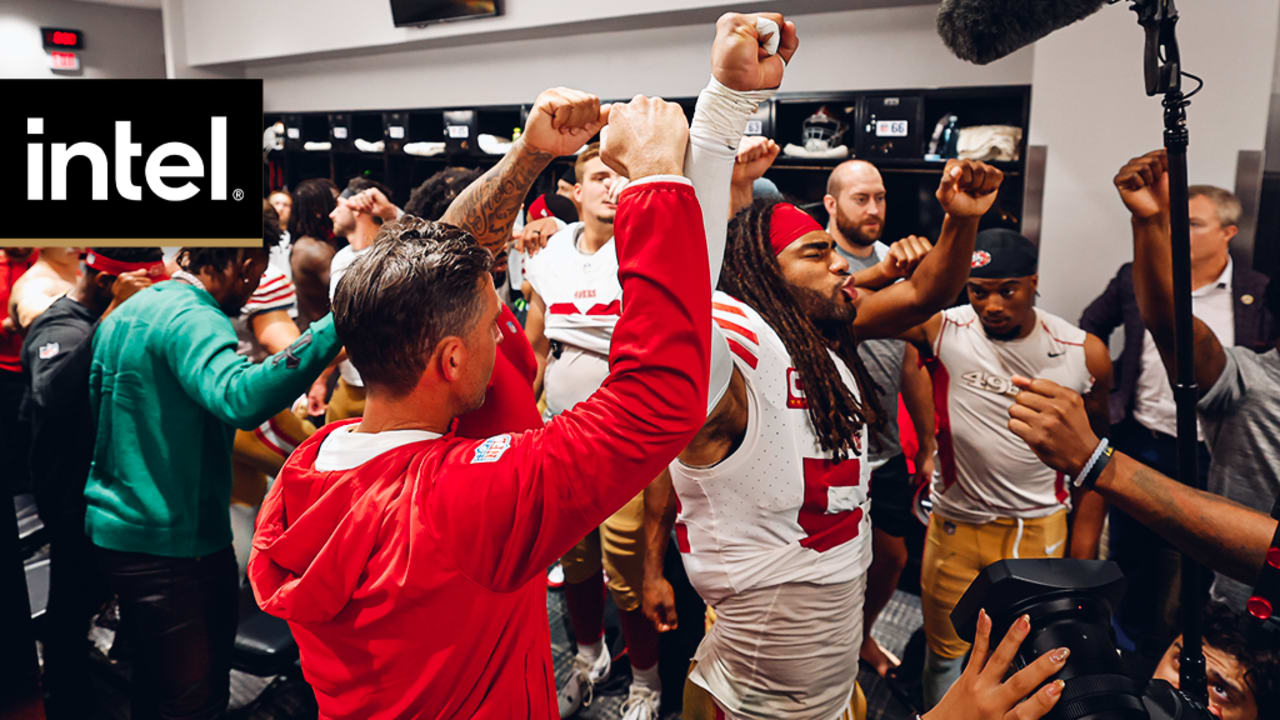 Go Inside the 49ers Locker Room Following Week 10 Win vs. Jaguars