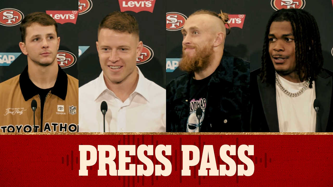 Purdy, Kittle, McCaffrey, Brown: 'I Have a Great Team Around Me'