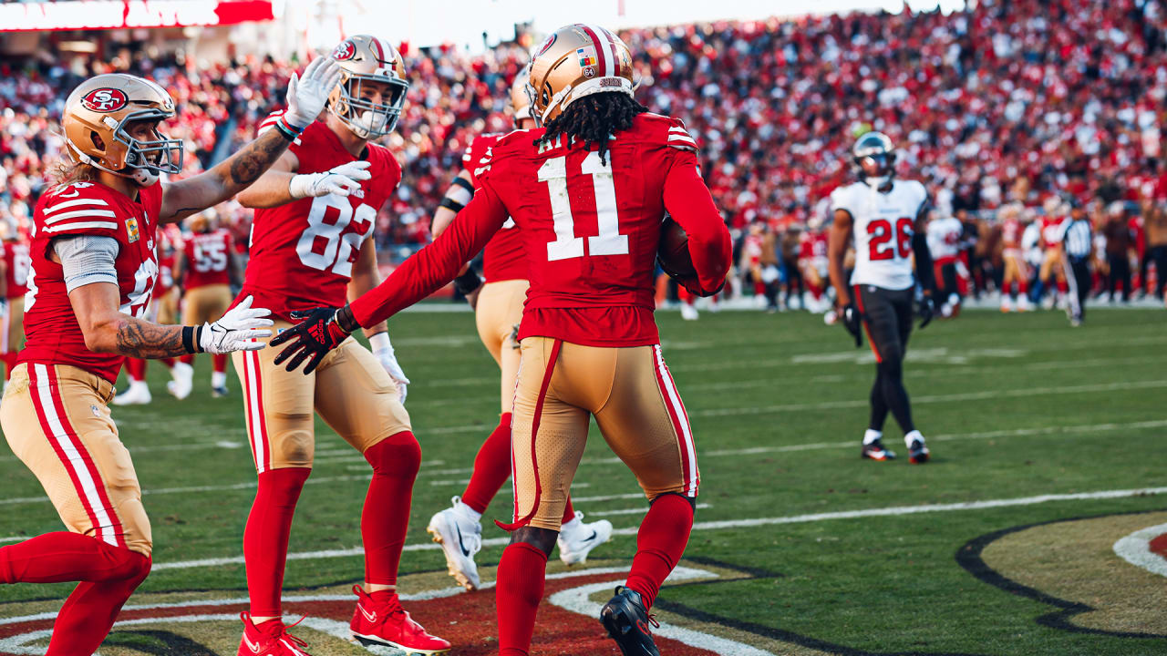 Every Catch from Brandon Aiyuk's 156-Yard Game vs. the Buccaneers