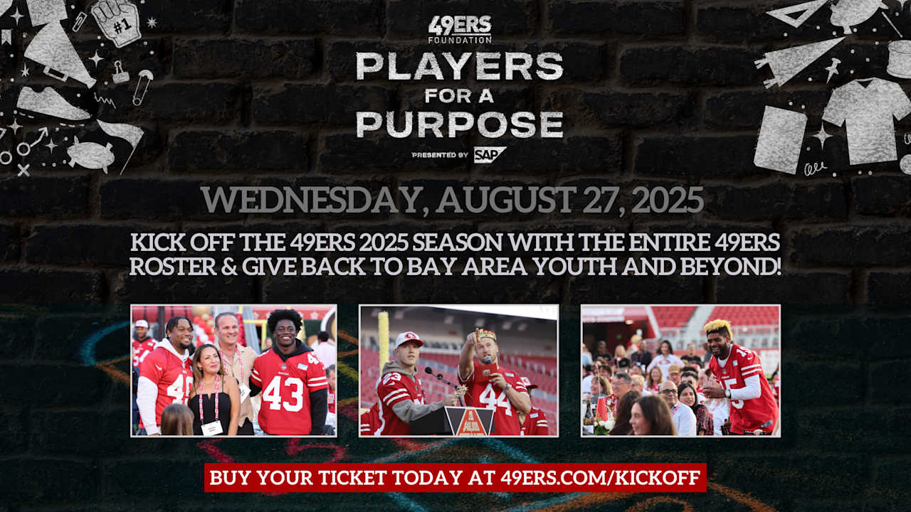 49ers Foundation Sets Date for Annual Fundraiser, "Players for a ...