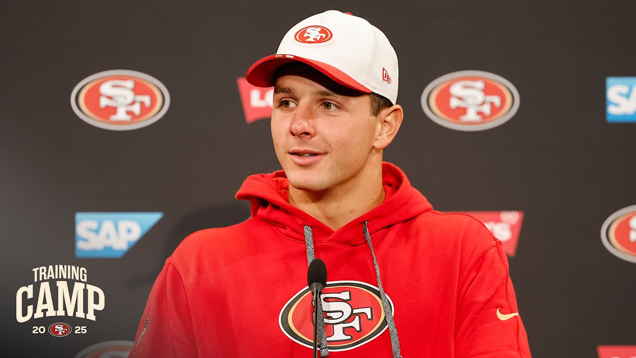 Day 8 of 49ers Training Camp: Brock Purdy Talks Life as a New Dad