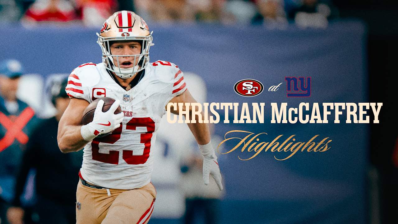 Christian McCaffrey's Best Plays from 2-TD Game vs. Giants | Week 9