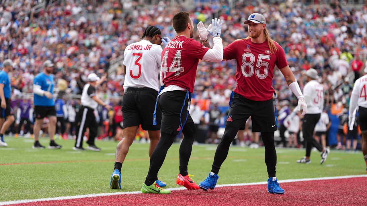 PRO BOWL HIGHLIGHTS: Kyle Juszczyk Connects with Jared Goff for a Touchdown