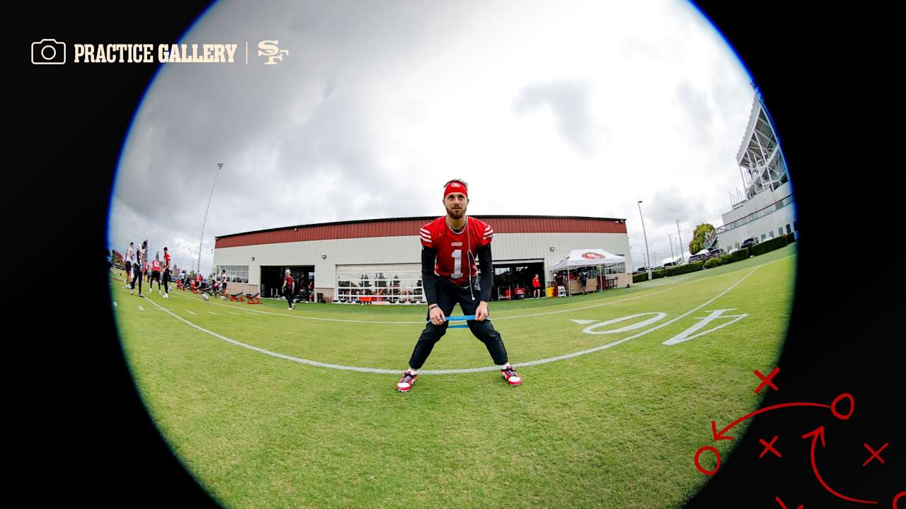 Practice Up Close: 49ers in Fisheye View