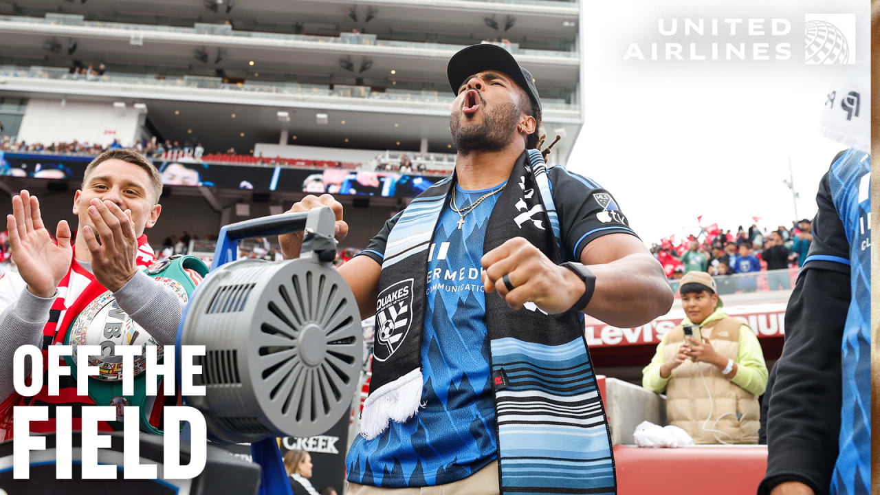 Fred Warner Celebrates Cinco de Mayo with the Quakes | Off the Field